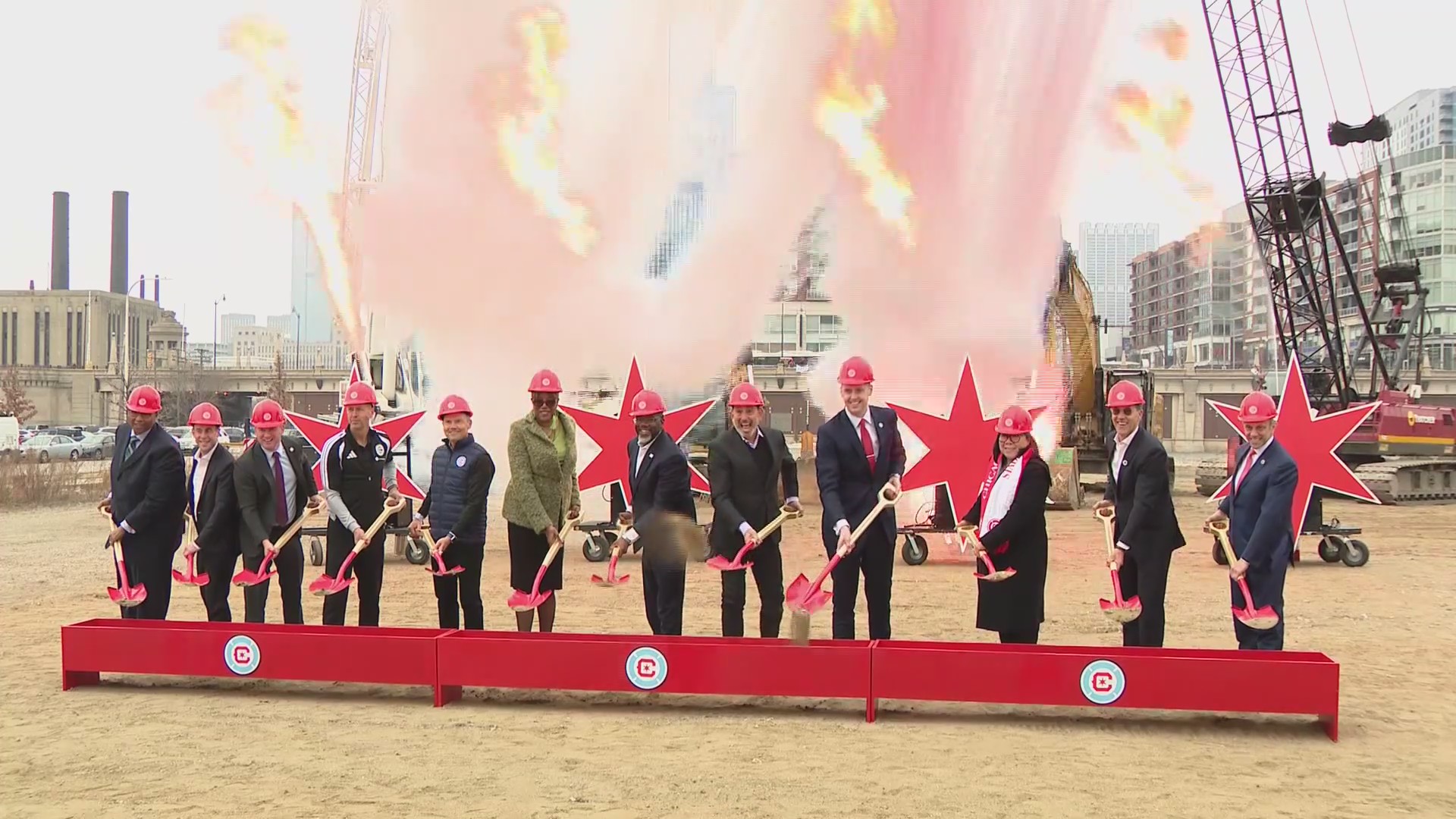 City leaders assemble for groundbreaking of Chicago Fire FC's new ...