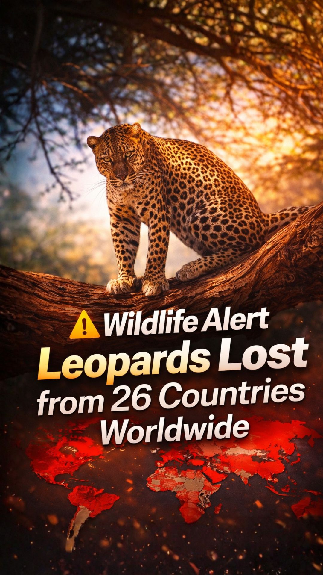Wildlife Alert Leopards Lost from 26 Countries Worldwide