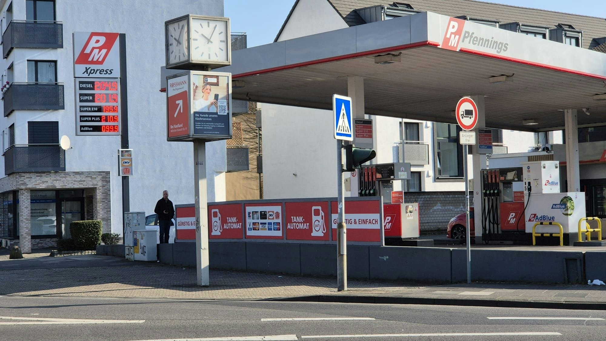Spritpreise Belgien Eynatten