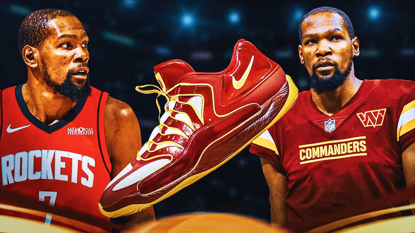 Kevin Durant rocks 'Commanders' Nike KD 18 in Washington