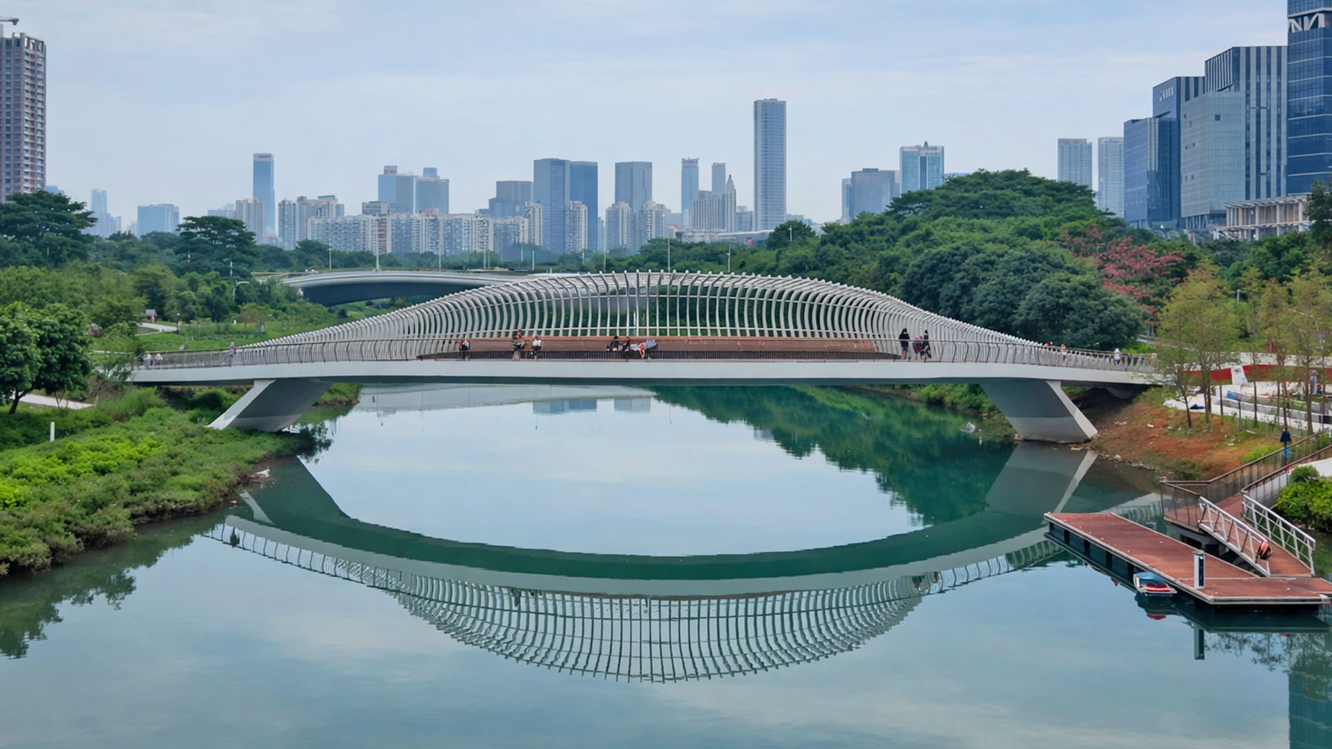 China builds bridges with unique structure