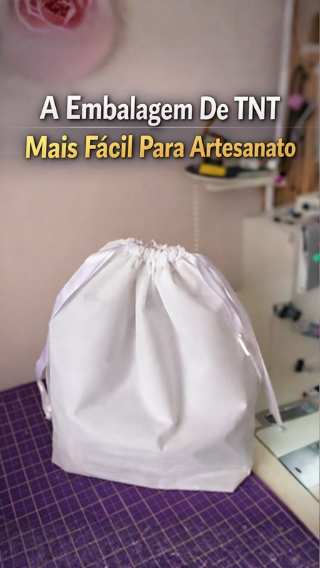 A embalagem de TNT mais fácil para artesanato
