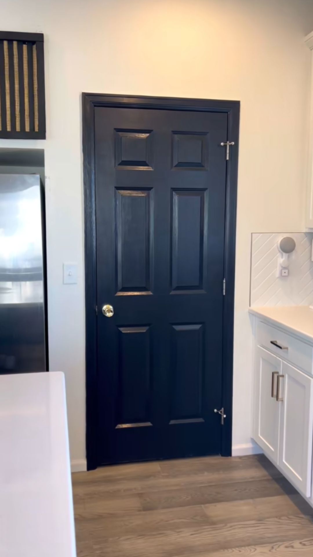 Painted door makeover simple DIY home upgrade