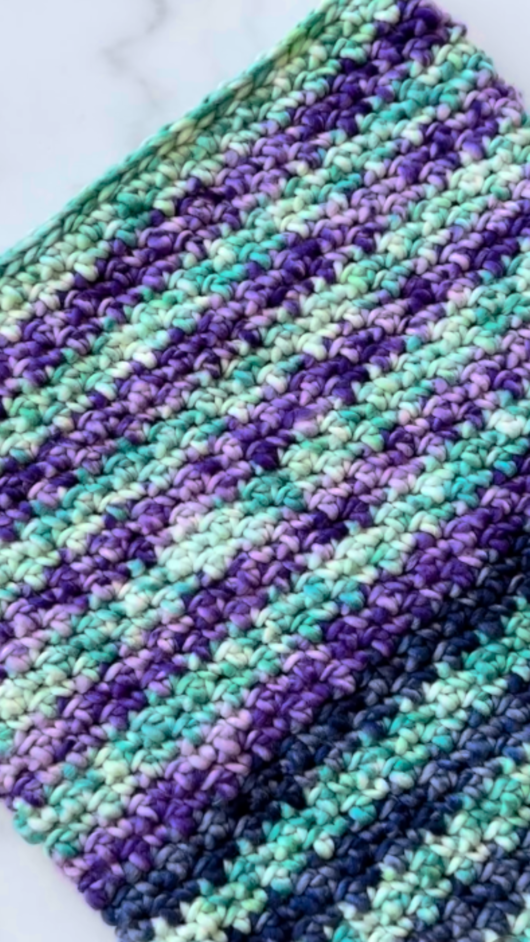 Why this chunky crochet neck warmer looks so soft