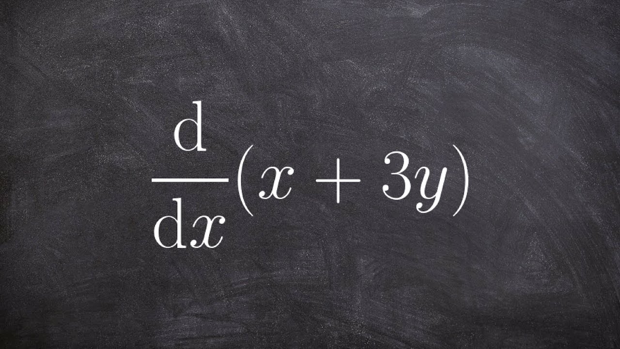 Implicit differentiation using power rule