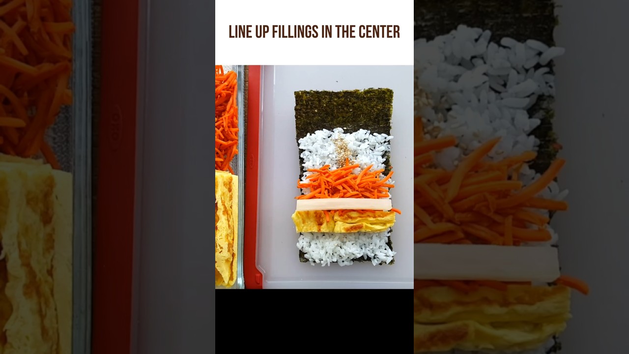 Mini kimbap hack: 3 fillings, no rolling mat!