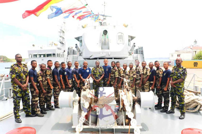 Kenya Navy warship docks in Madagascar after regional security ...