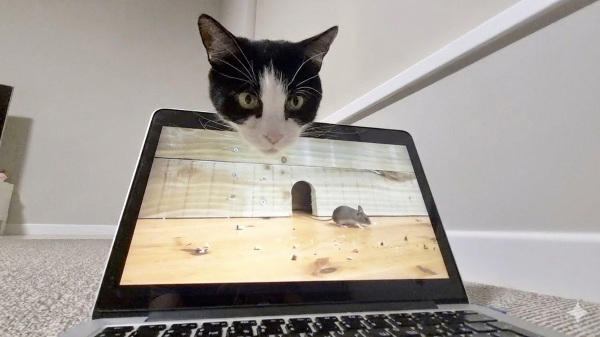 Why is the mouse flat?