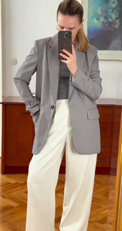 Chic outfit of the day for a modern look