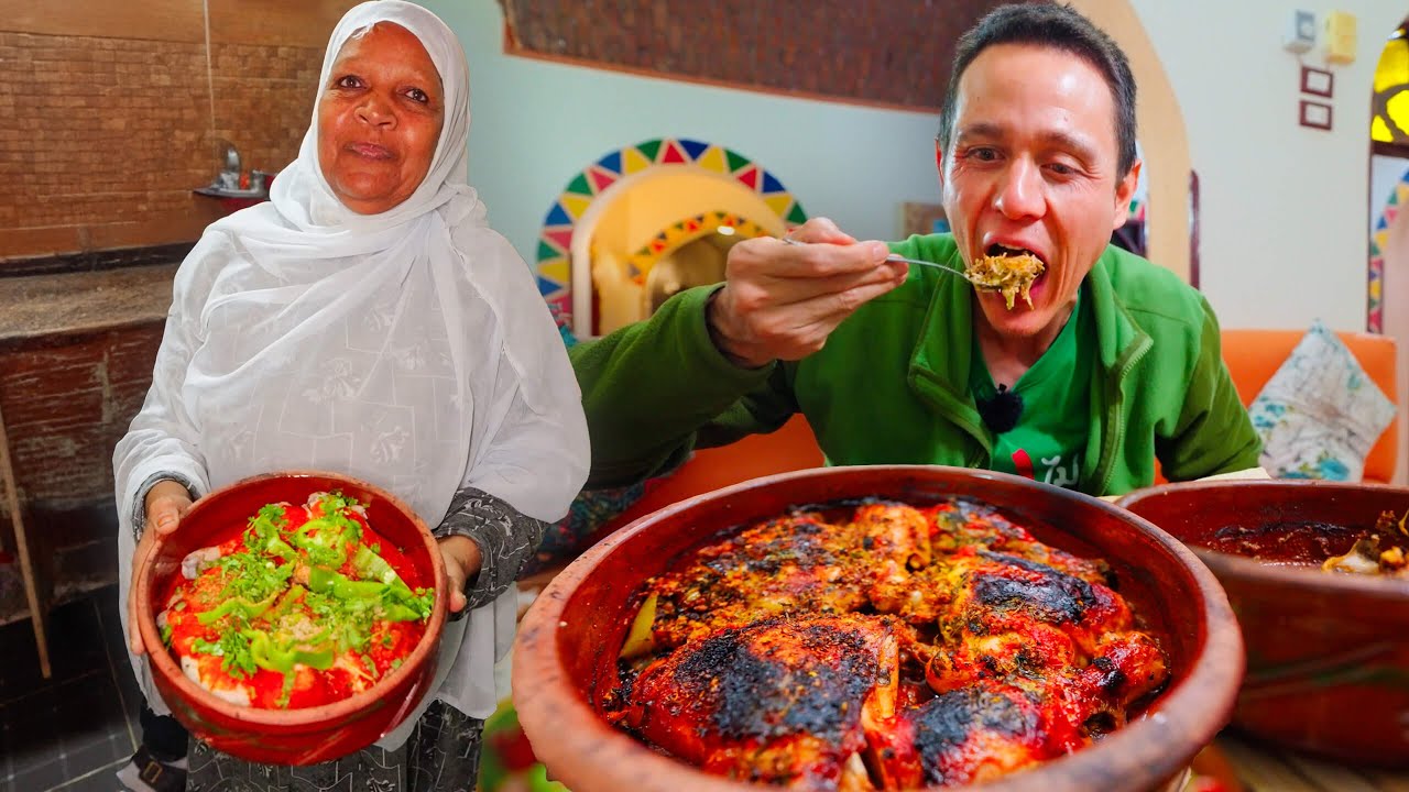 Rare Egyptian street food in Aswan - Inside a Nubian family kitchen
