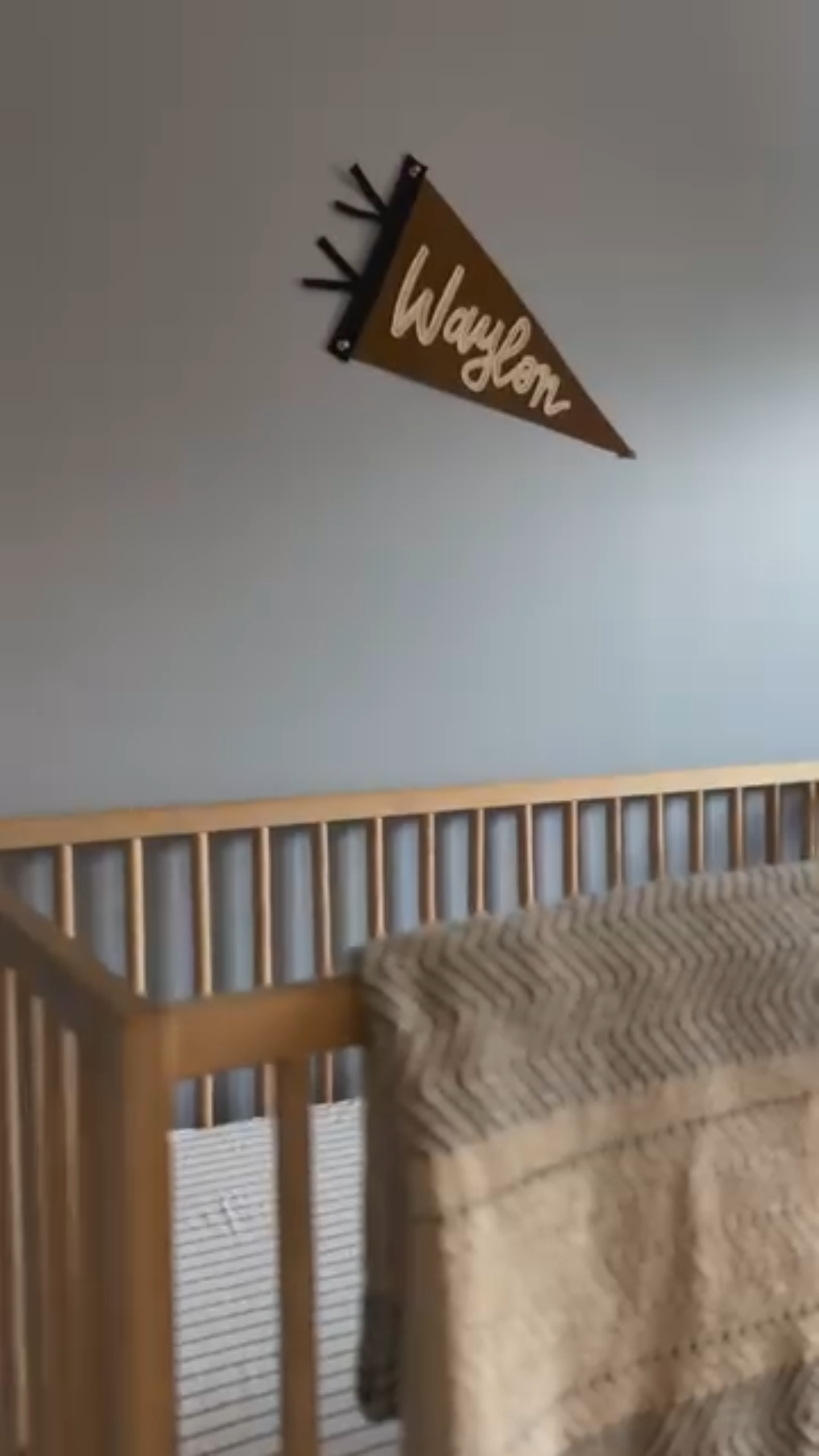 Inside Waylon’s calming minimalist nursery design
