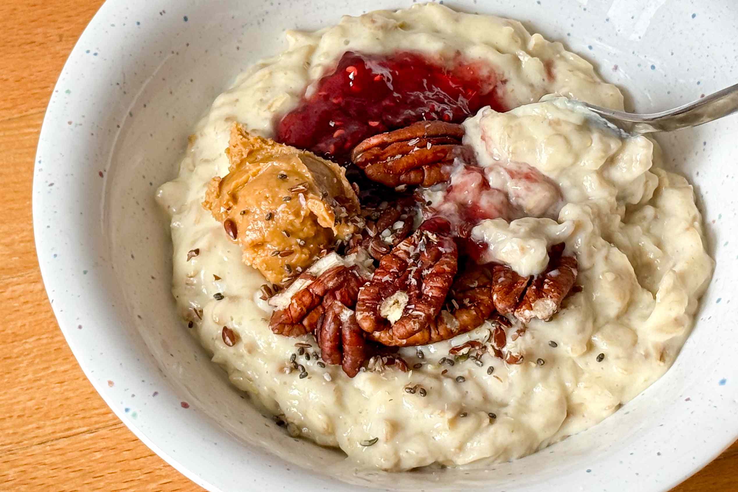 The 3-ingredient custard oatmeal I make for a protein-packed breakfast
