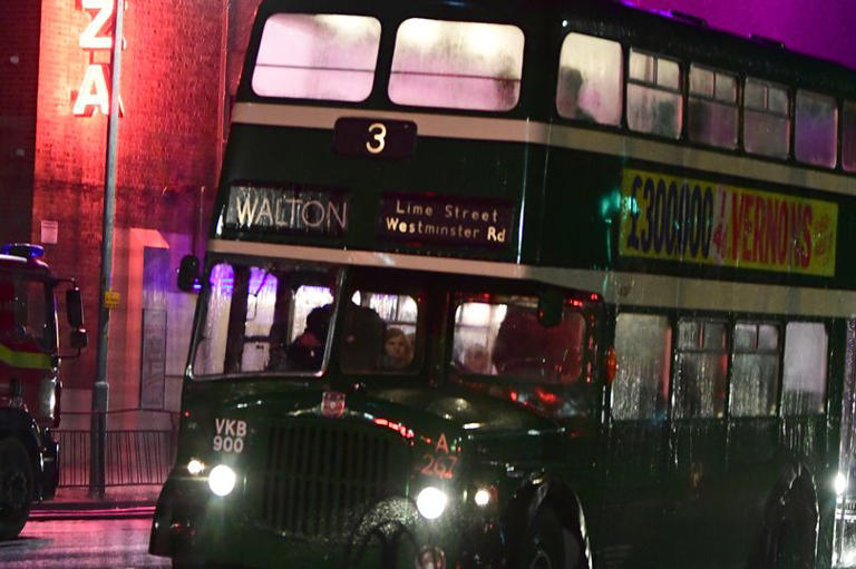 Famous Liverpool road closed as crowd gathers for major production