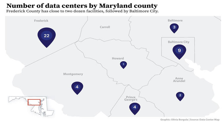 As data centers multiply, Maryland’s power grid struggles to keep up