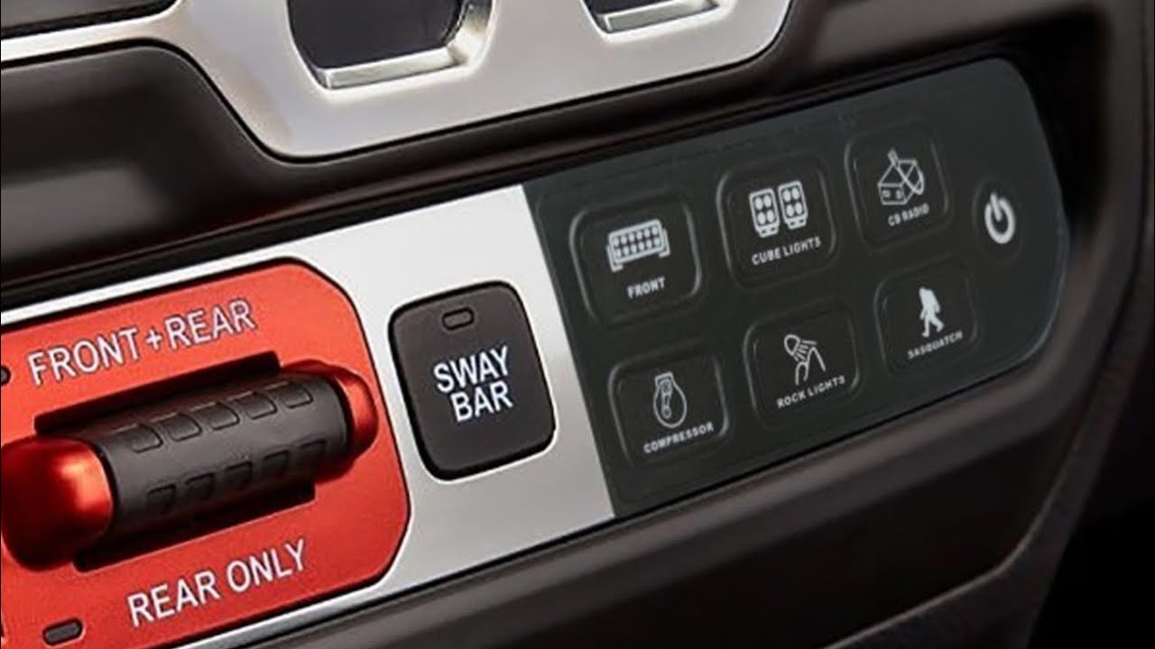 Voswitch JL300 lower dash switch panel installation