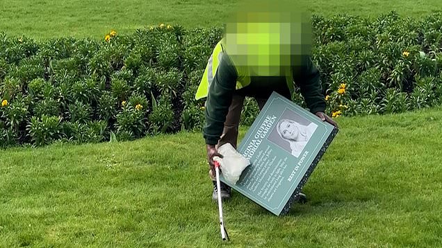 Buckingham Palace 'gardener' removes Virginia Giuffre memorial plaque ...