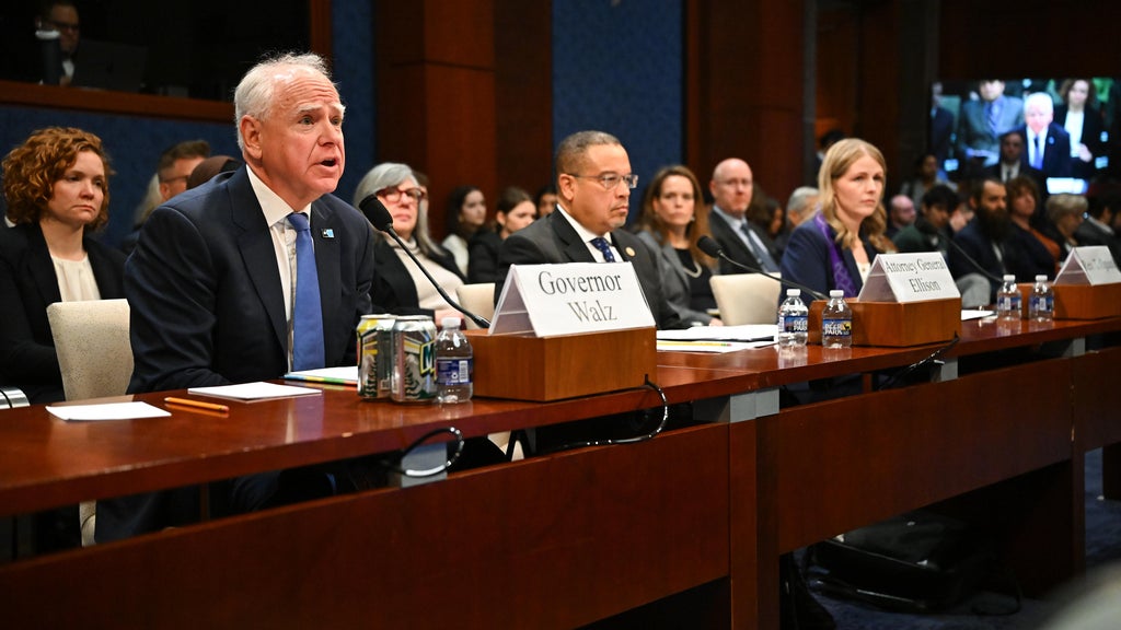 Minnesota Gov. Walz, AG Ellison testify at House Oversight Committee ...