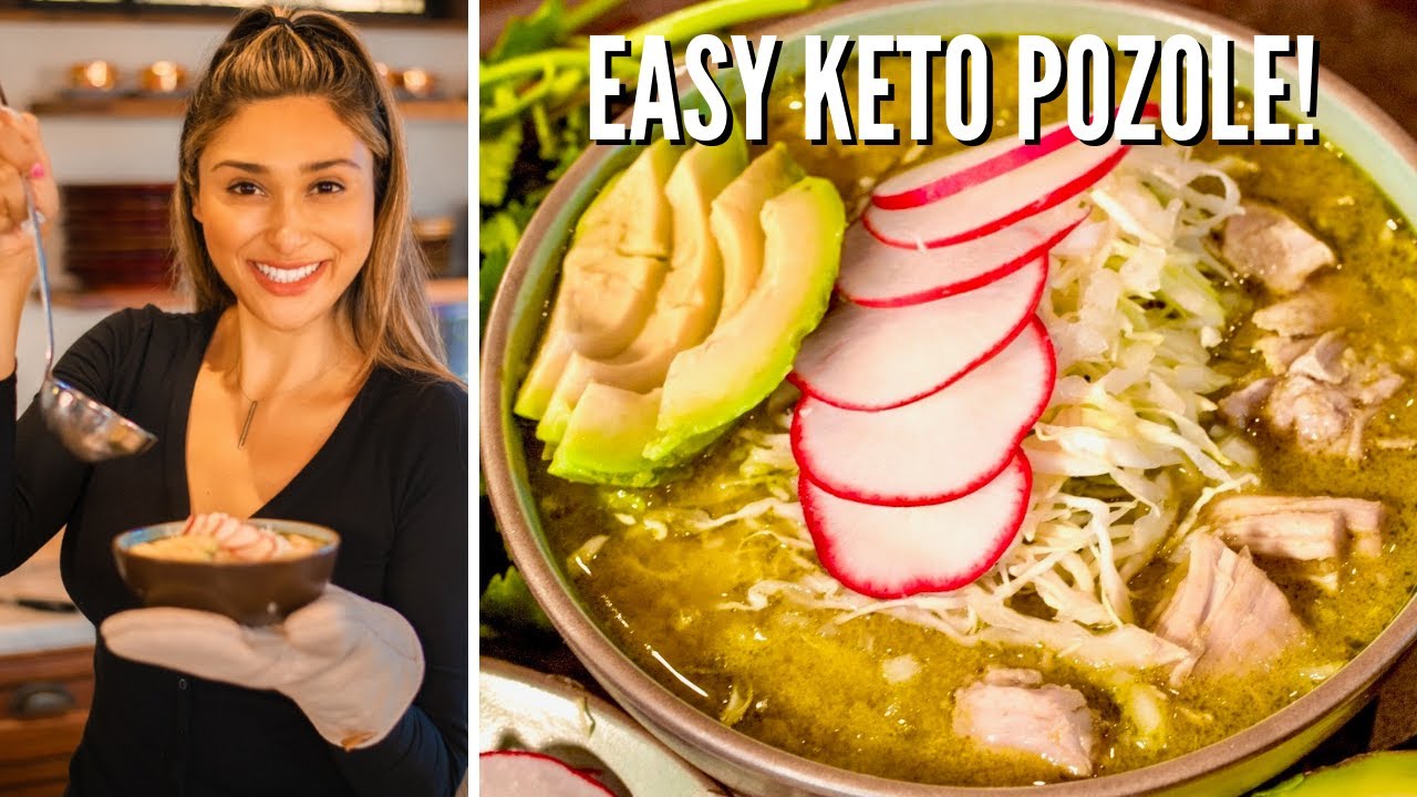 How to make the best pozole verde ever! Easy keto pozole recipe Mexican ...