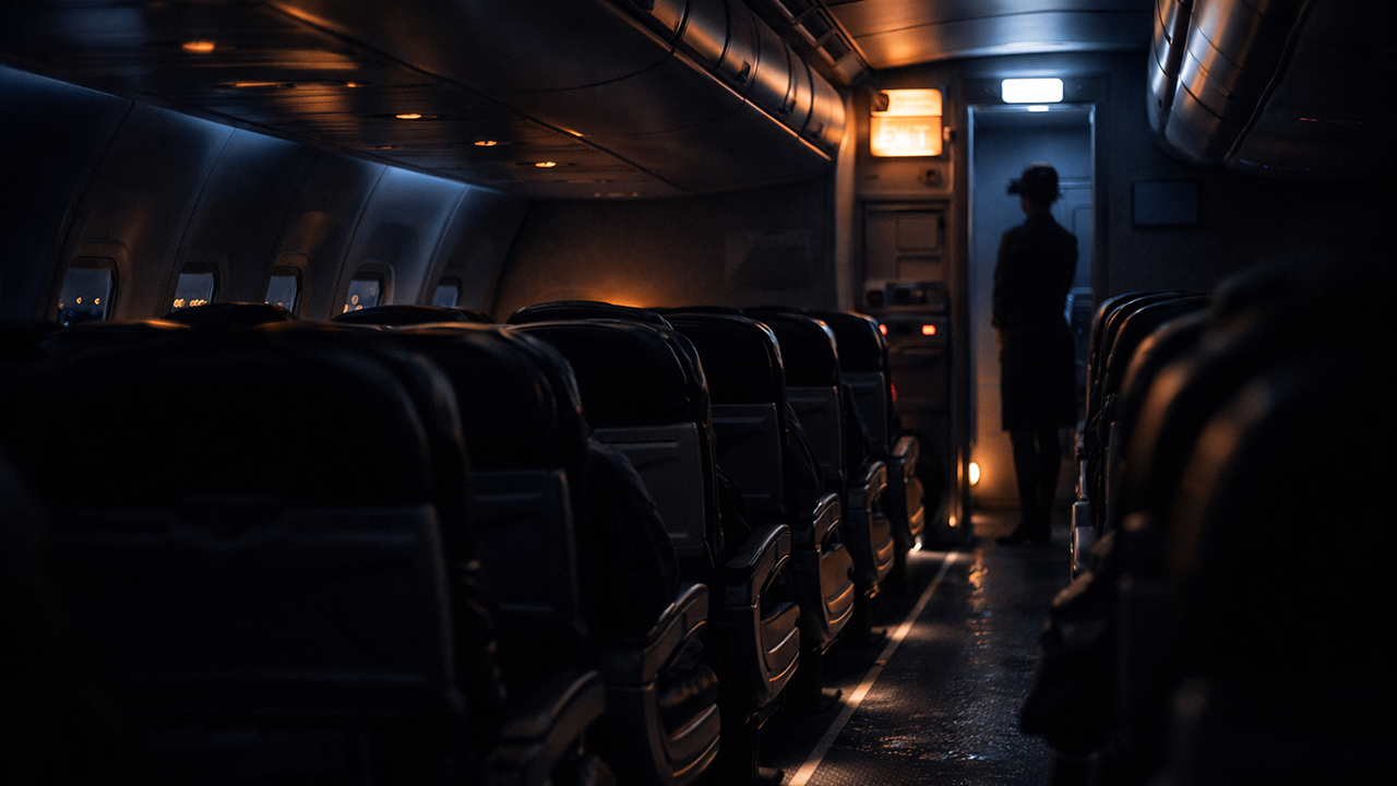 Why airplanes dim the lights before landing