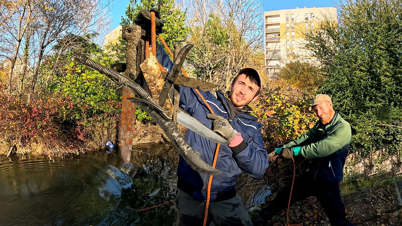 Pêche à l’aimant : je ne m’attendais pas à ça