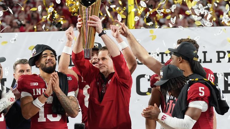 IU national champion football coach Curt Cignetti, Fever star Caitlin ...
