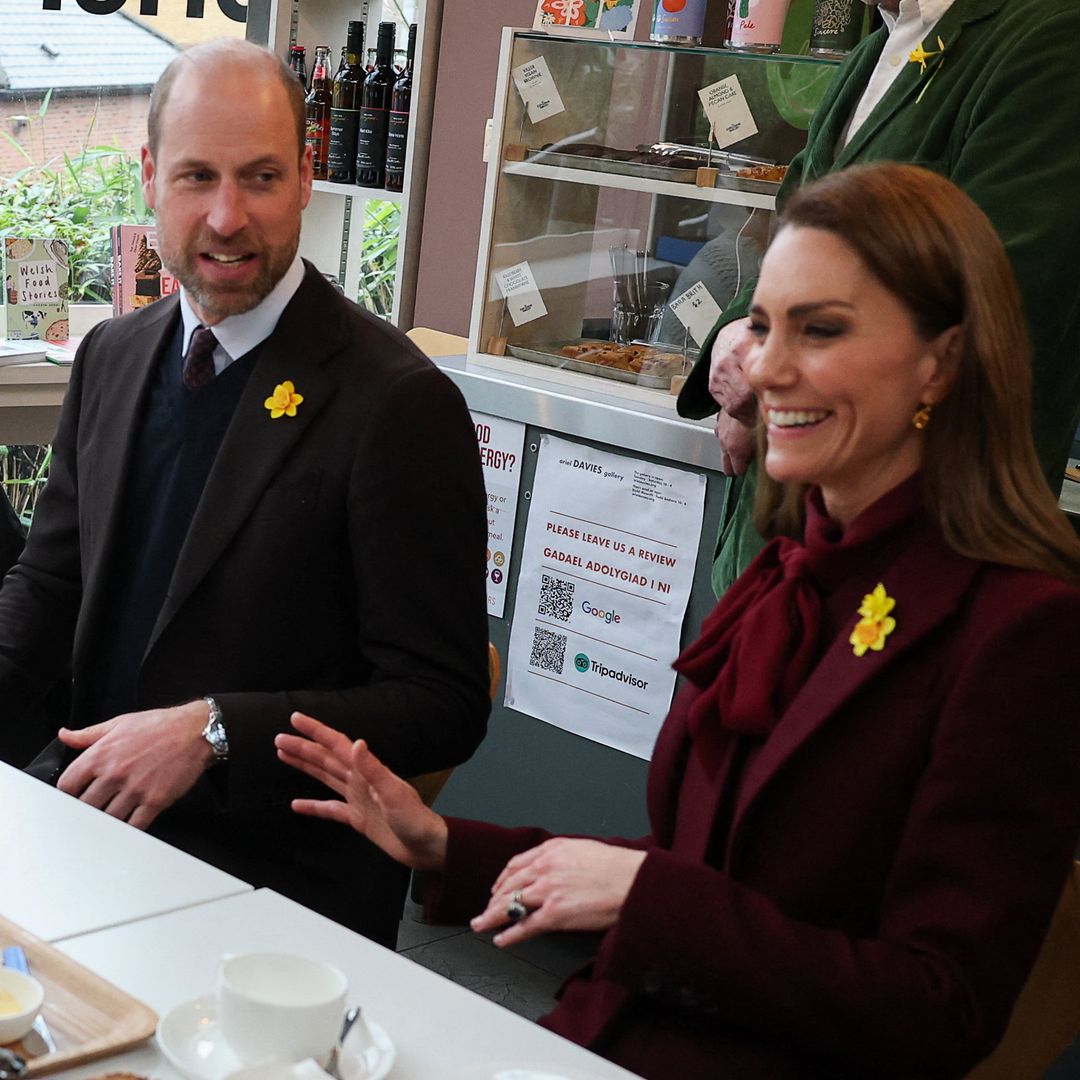 The moment Princess Kate left 'shy' Prince William blushing with flirty ...