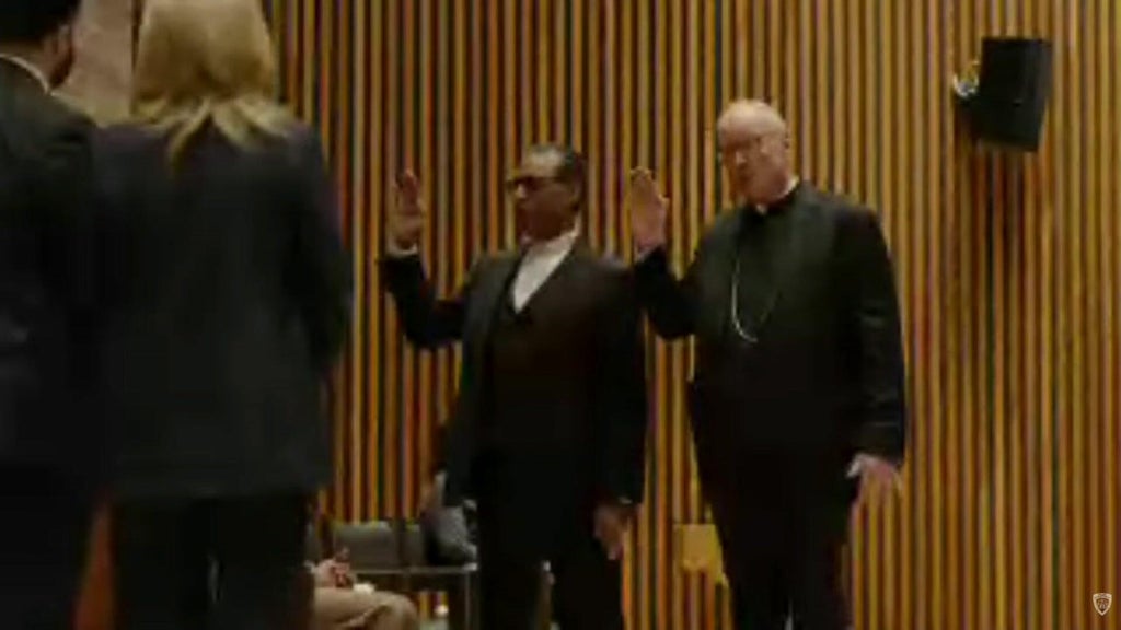 Cardinal Timothy Dolan, Rev. AR Bernard sworn in as NYPD's co-chief ...