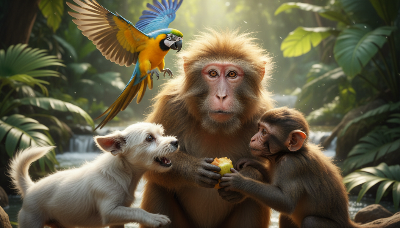 Why every animal seems to pick on Punch the Monkey