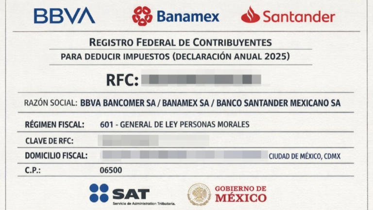 ¿Quieres buscar el RFC de tu banco? Revisa aquí la LISTA completa para ...