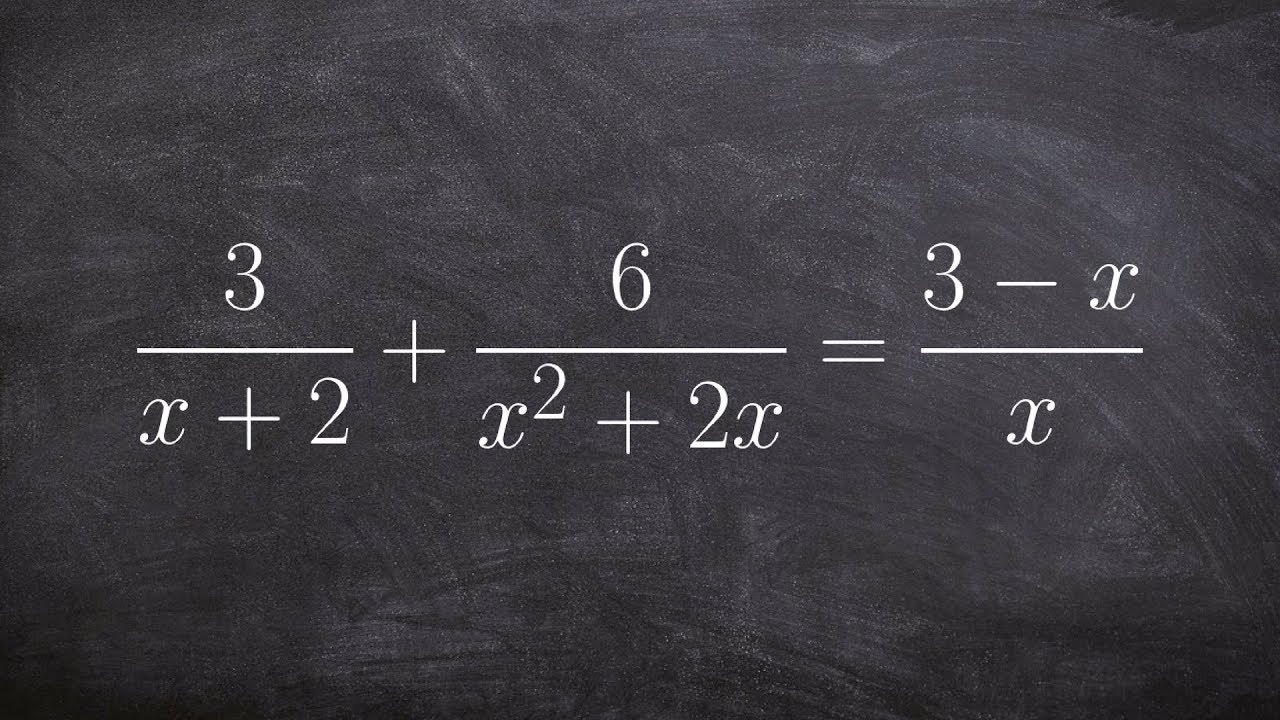 Solve a rational equation with extraneous solutions