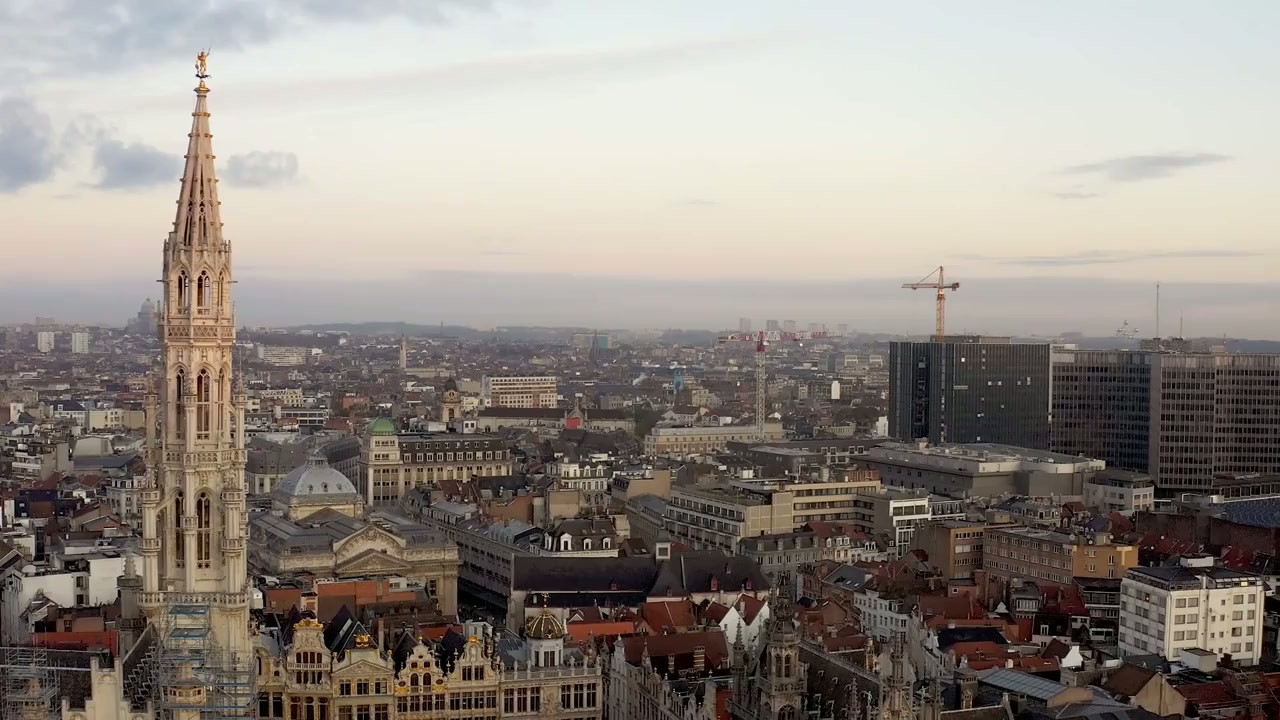Brussels from above: Where history meets the modern world