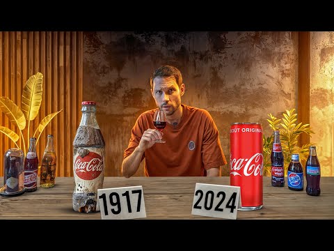 J'ai gouté les COCA-COLA de 1917 à 2024