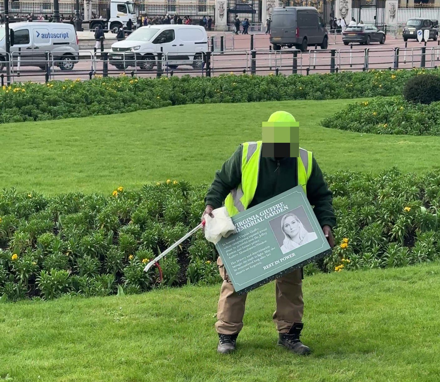 Buckingham Palace 'gardener' removes Virginia Giuffre memorial plaque ...