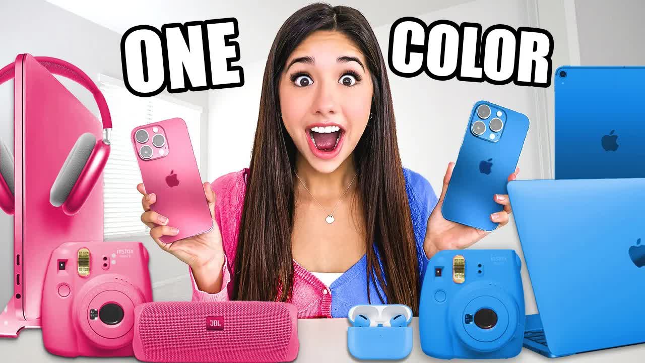 Buying everything in one color Apple shopping spree!