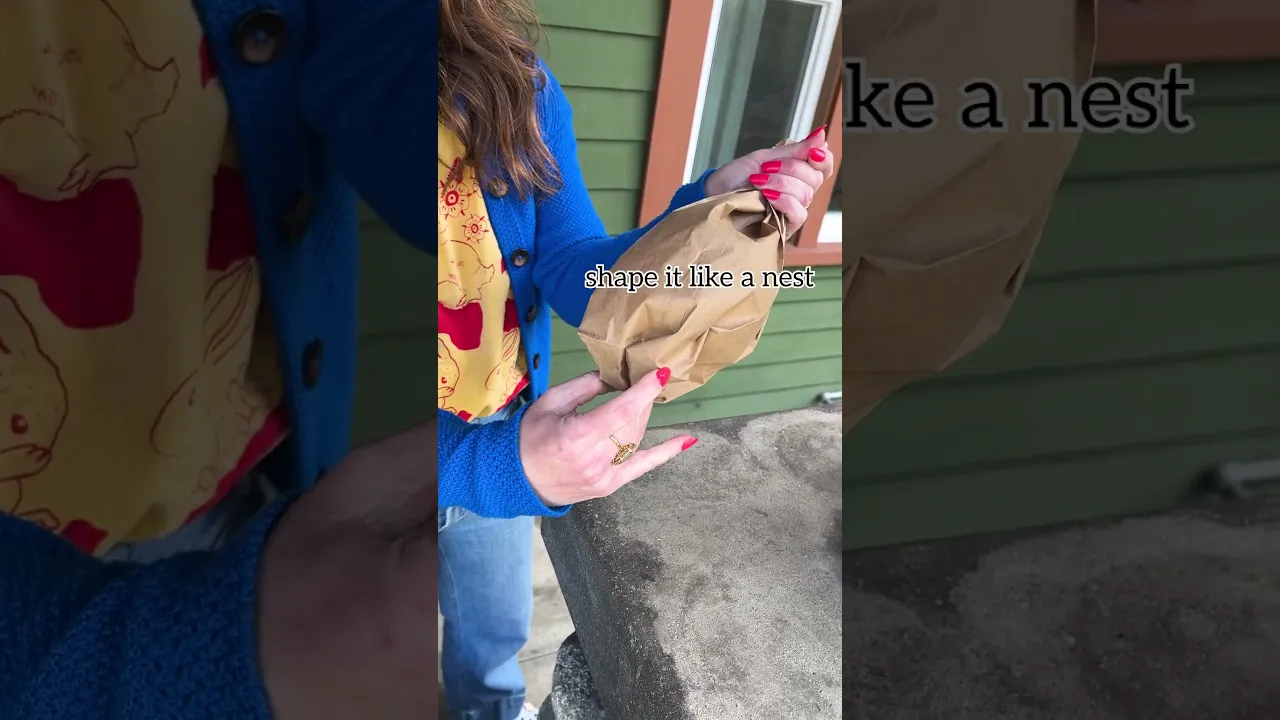 How to make a hornet decoy nest!🐝 #hornets #pestcontrol #hometips #spring