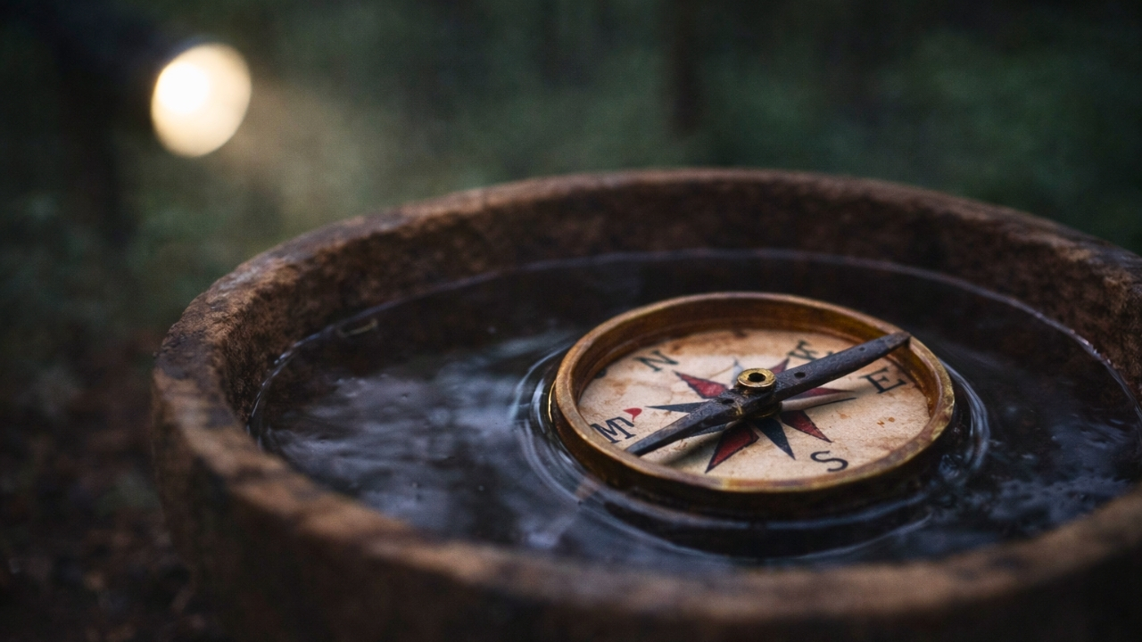 He built a real lodestone compass like Minecraft and it almost got him lost