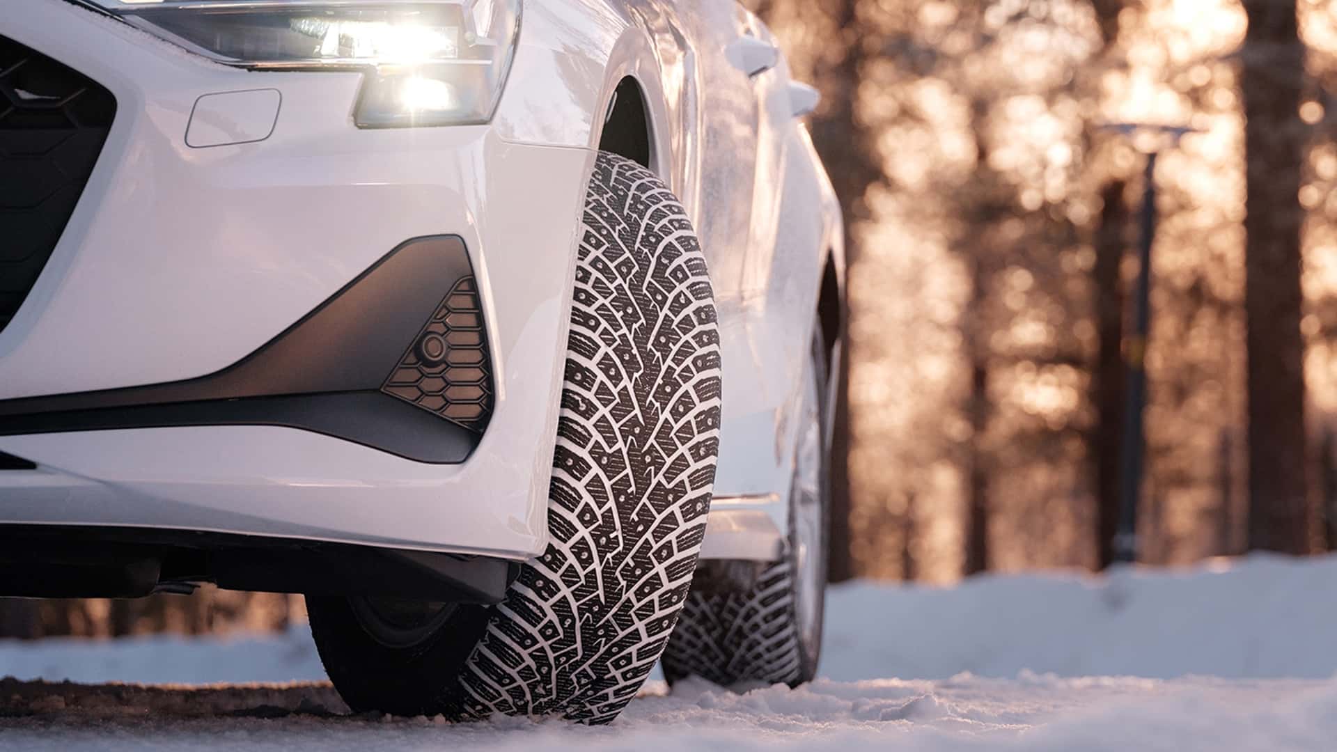 This tire changes grip depending on the weather