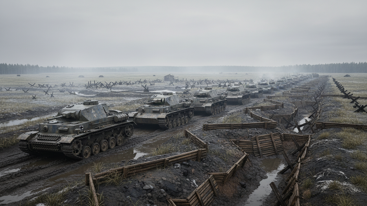 When blitzkrieg stalled on the Eastern Front