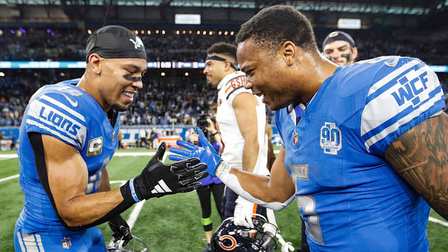 Amon-Ra St. Brown had bittersweet message for David Montgomery after ...