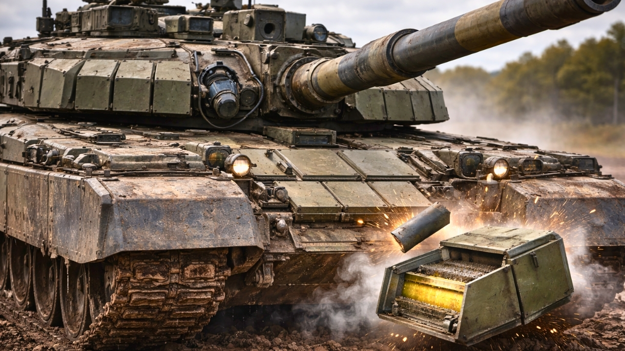 Russian explosive reactive armor explained, how to identify Kontakt 1 ...