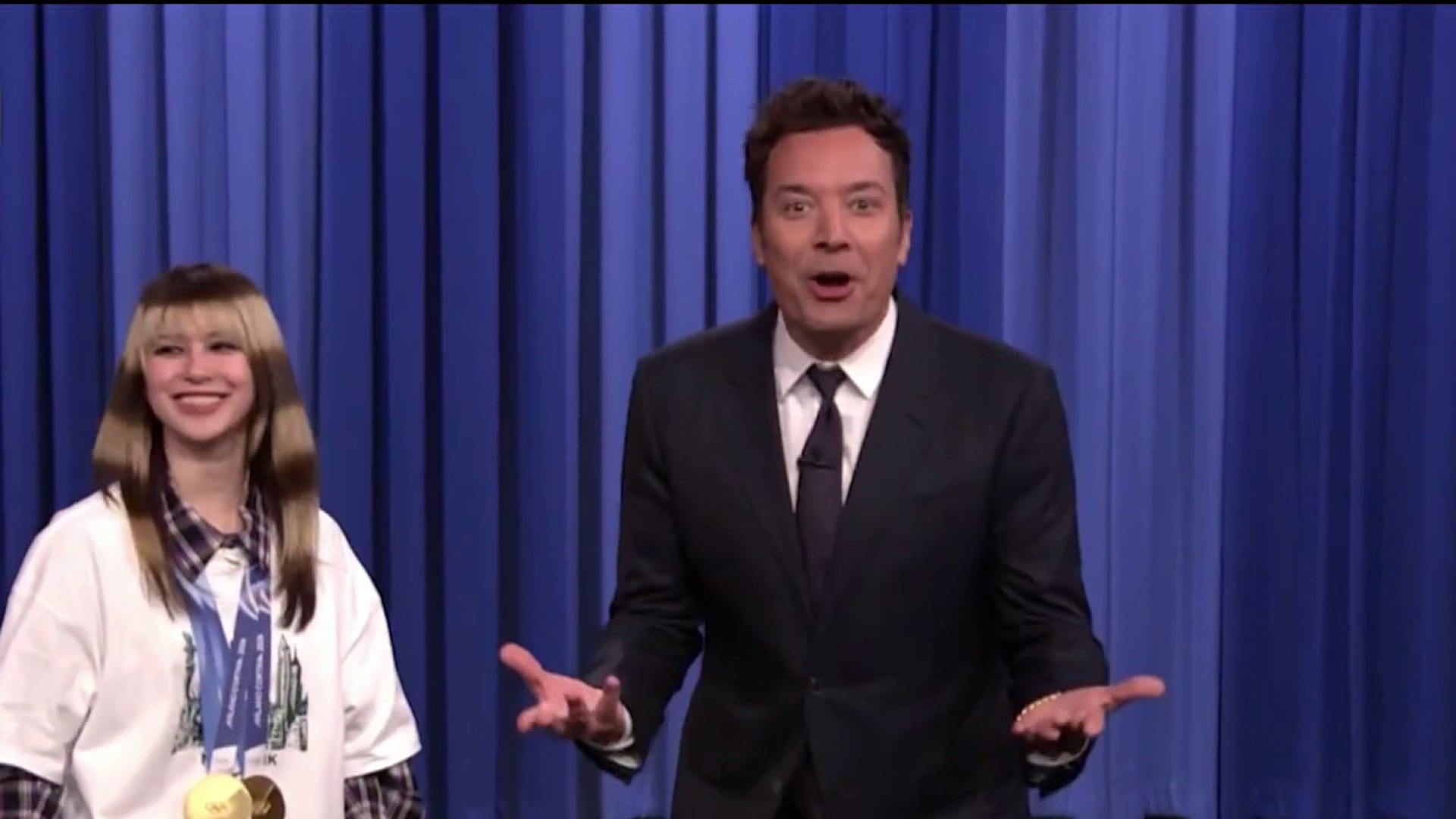 Oakland's Olympic champ Alysa Liu surprises Jimmy Fallon, gifts him ...