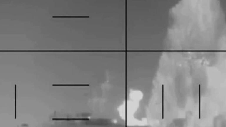 Watch: Moment Iranian warship is blown apart by US submarine near Sri Lanka