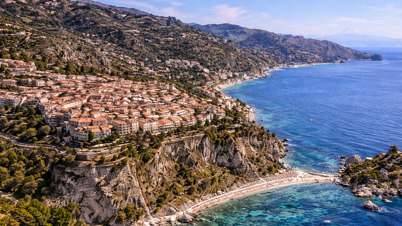 Taormina above the Ionian coast