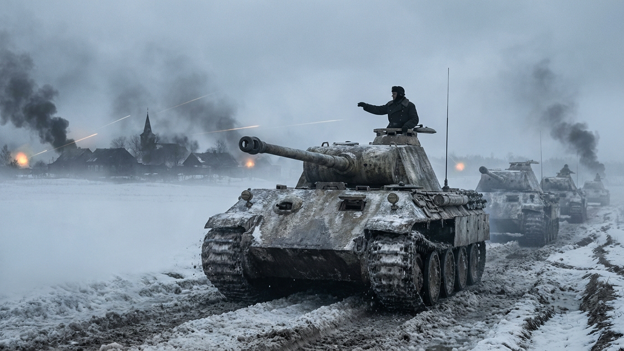 The tank commander who ignored orders and drove into the siege