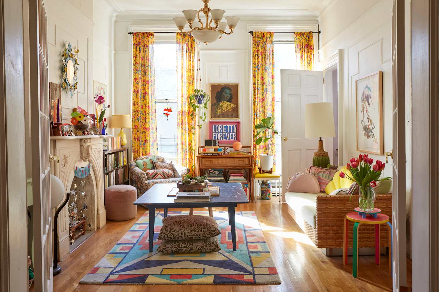 I hang this whimsical item on my curtain rods, and it makes the whole ...