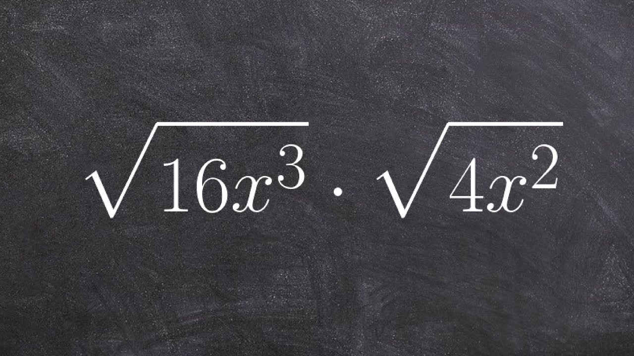Learn how to simplify two radical expressions and then multiply them
