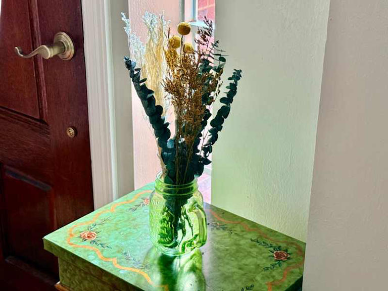 I hang this whimsical item on my curtain rods, and it makes the whole ...