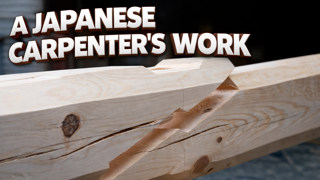 Traditional wood joinery without nails