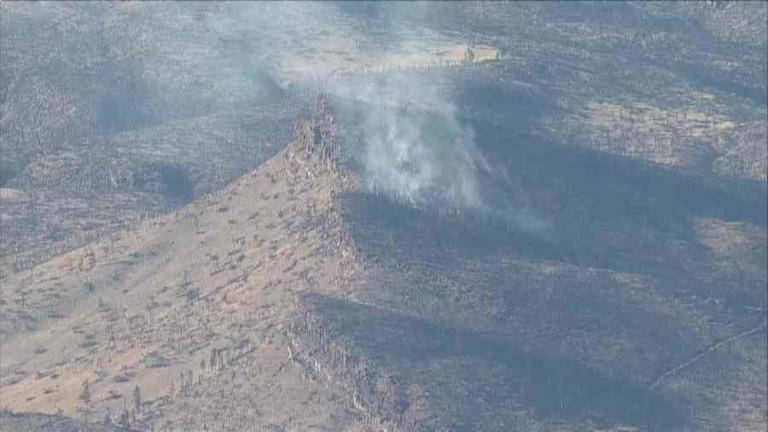 Wildland fire burning west of Longmont in Boulder County