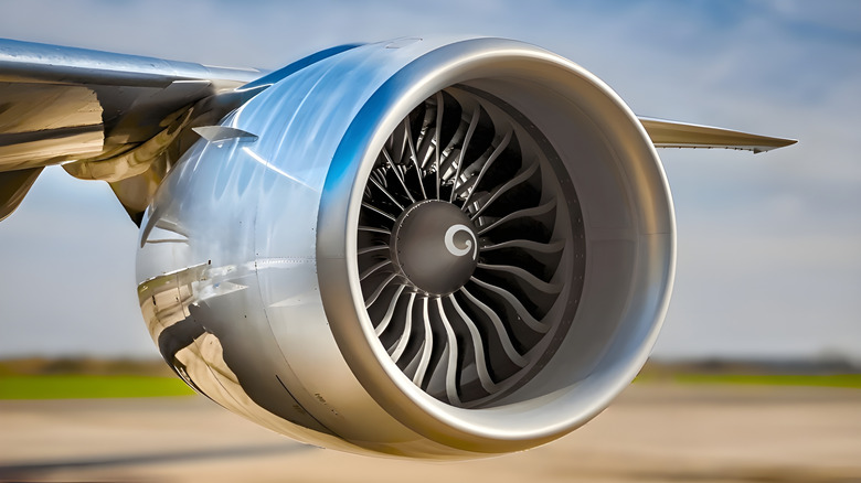 What are those little fins on jet engines for?